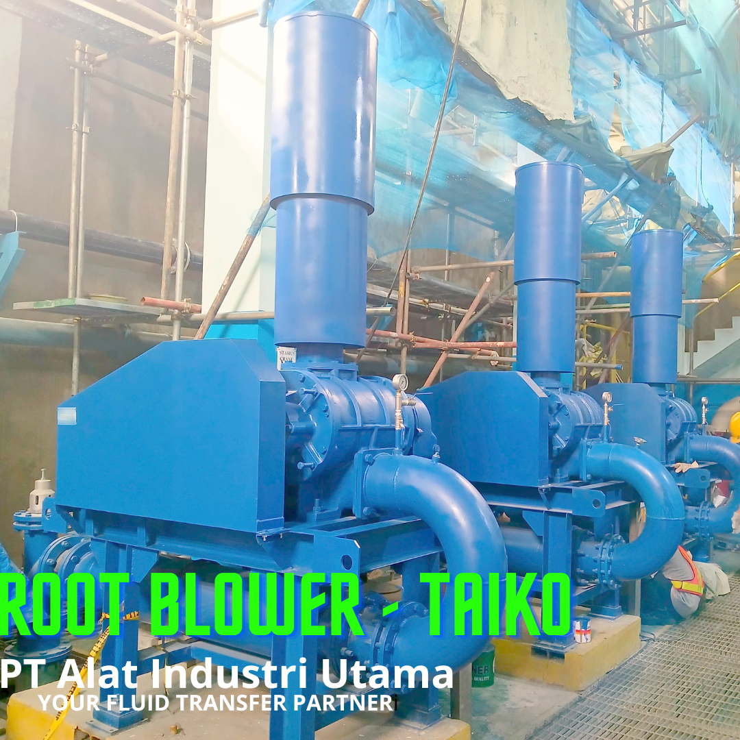 Alignment and Installation of Taiko Root Blower - Alat Industri Utama